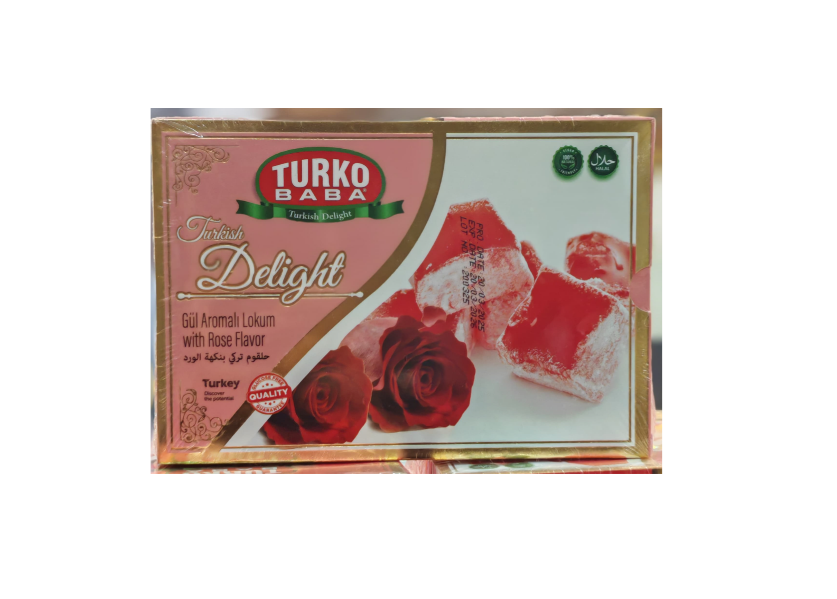 Turkish Delights Rose Flavour (Powdered Sugar)